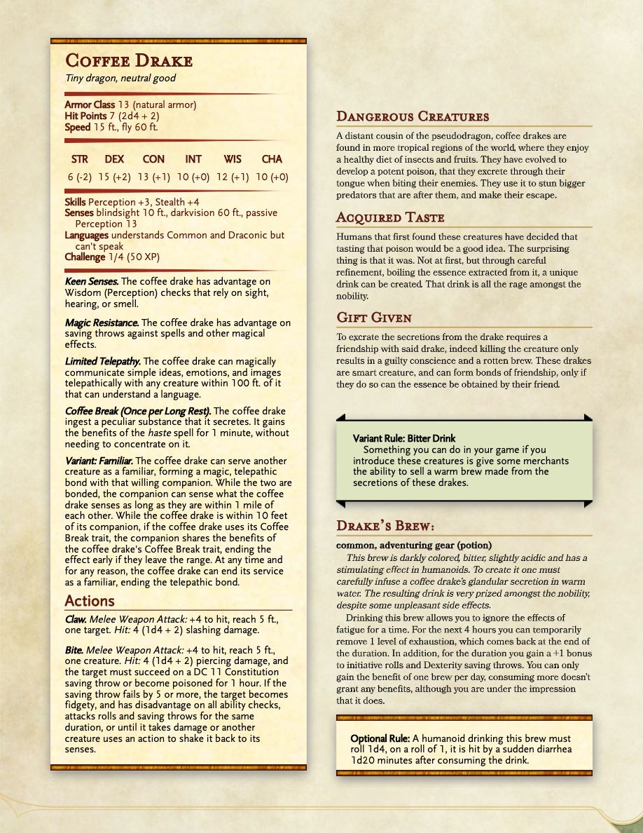 Homebrew – Dungeons and Pi